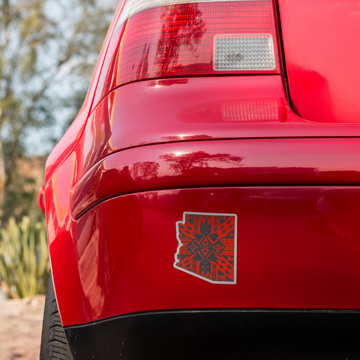 "Aztec AZ (Rust)" Vinyl Sticker/Decal – Buffalo Gals Co.