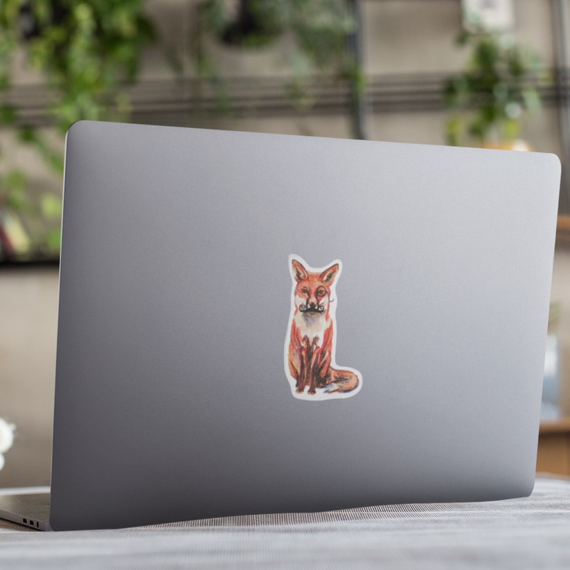 "Foxy" Vinyl Sticker/Decal – Buffalo Gals Co.