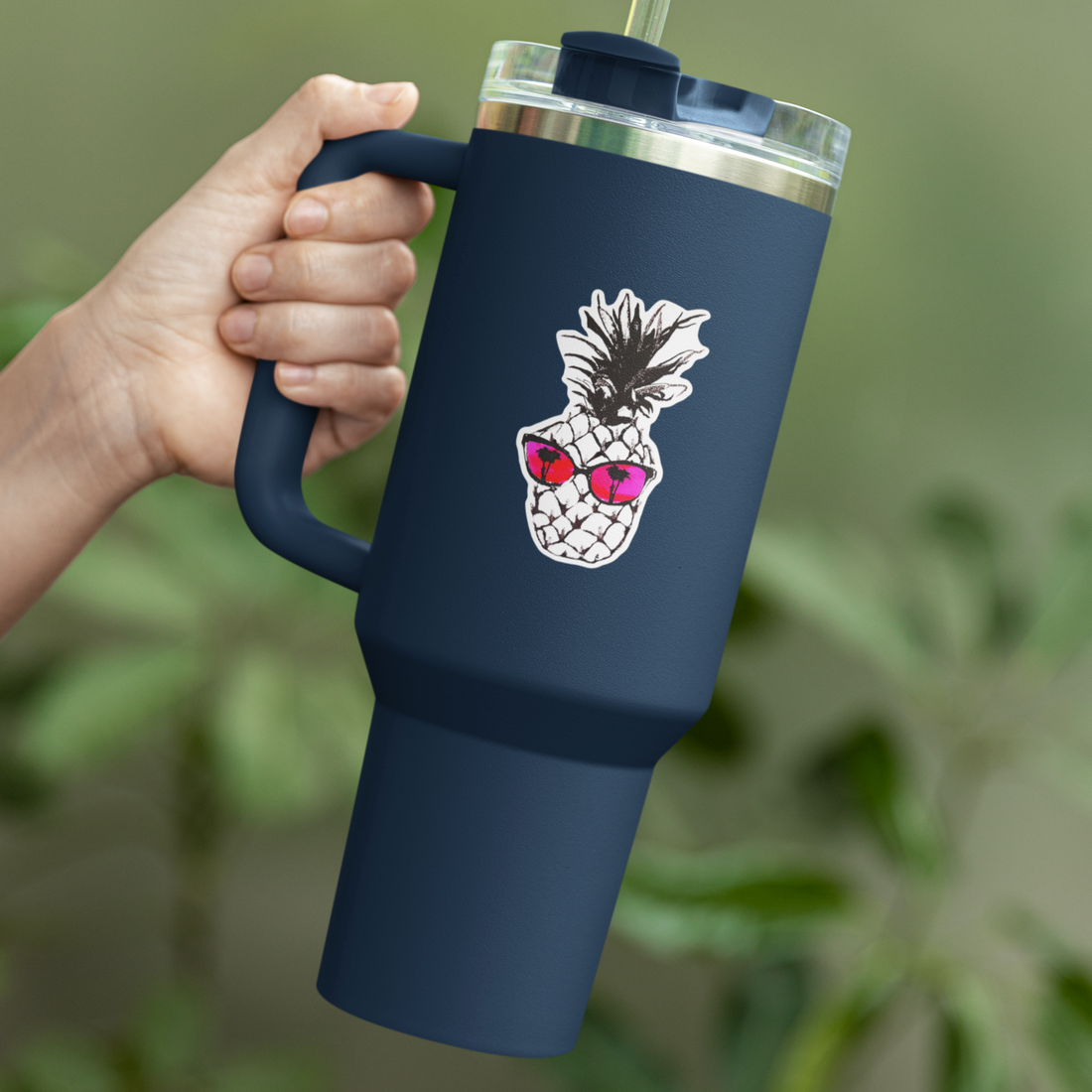 Vinyl Sticker/Decal - "Hot Pineapple in Pink" – Buffalo Gals Co.