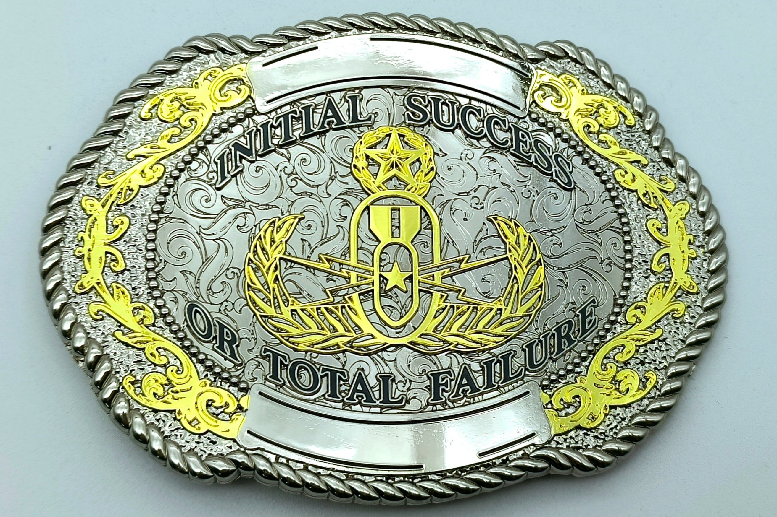 EOD Trophy Belt Buckle "Initial Success or Total Failure" – Buffalo ...